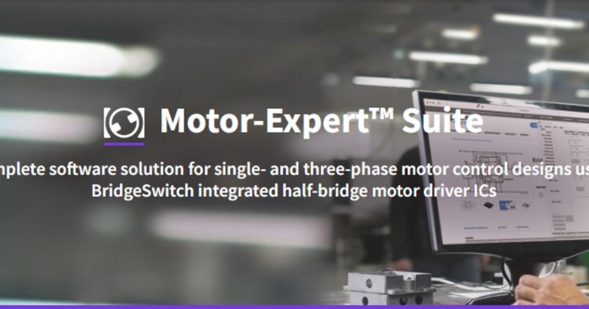 PI Webinar – MotorXpert Suite for BridgeSwitch Motor Driver Designs ...