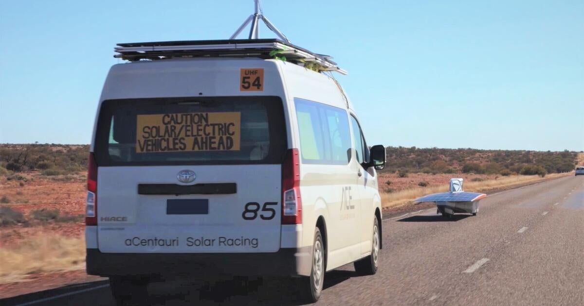 Driving a Gas-Powered Van in the Middle of a Solar Car Race - Power ...