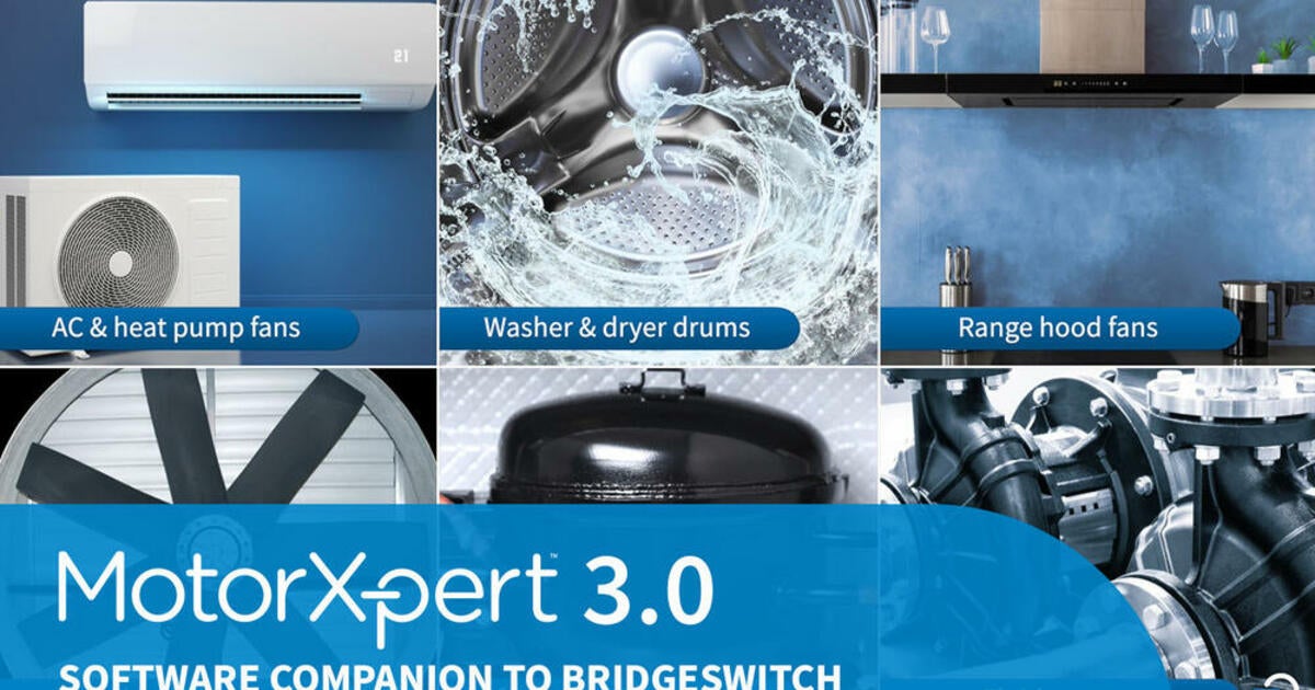 Latest MotorXpert Software Drives FOC Motors Without Shunts or Sensors