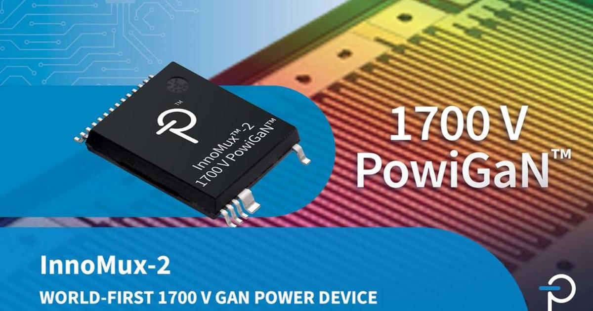 The World's First 1700 V GaN Power Device - InnoMux-2 Flyback Switcher IC